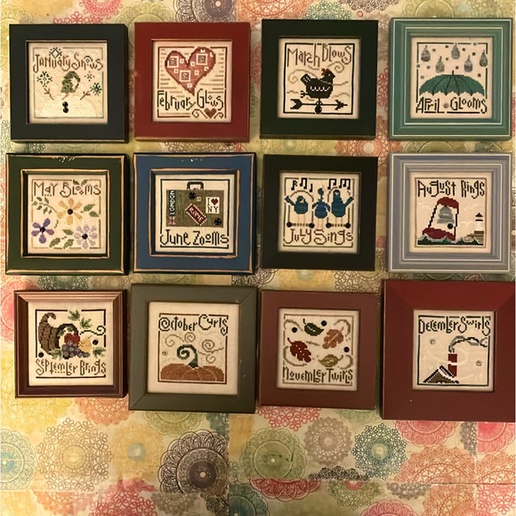 Cross Stitch Cupboard | Accents | Dope Cross Stitch Cupboard Set Of 2 ...